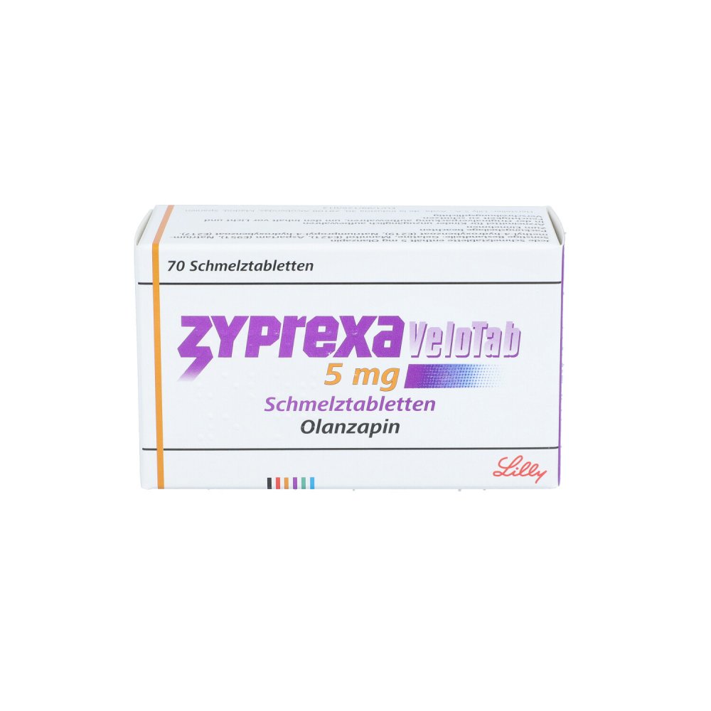 Zyprexa Velotab 5 mg Schmelztabletten 70 stk