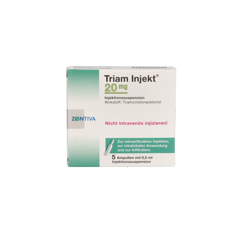 Triam Injekt 20 mg Kristallsuspension in Ampullen 5X0.5 ml