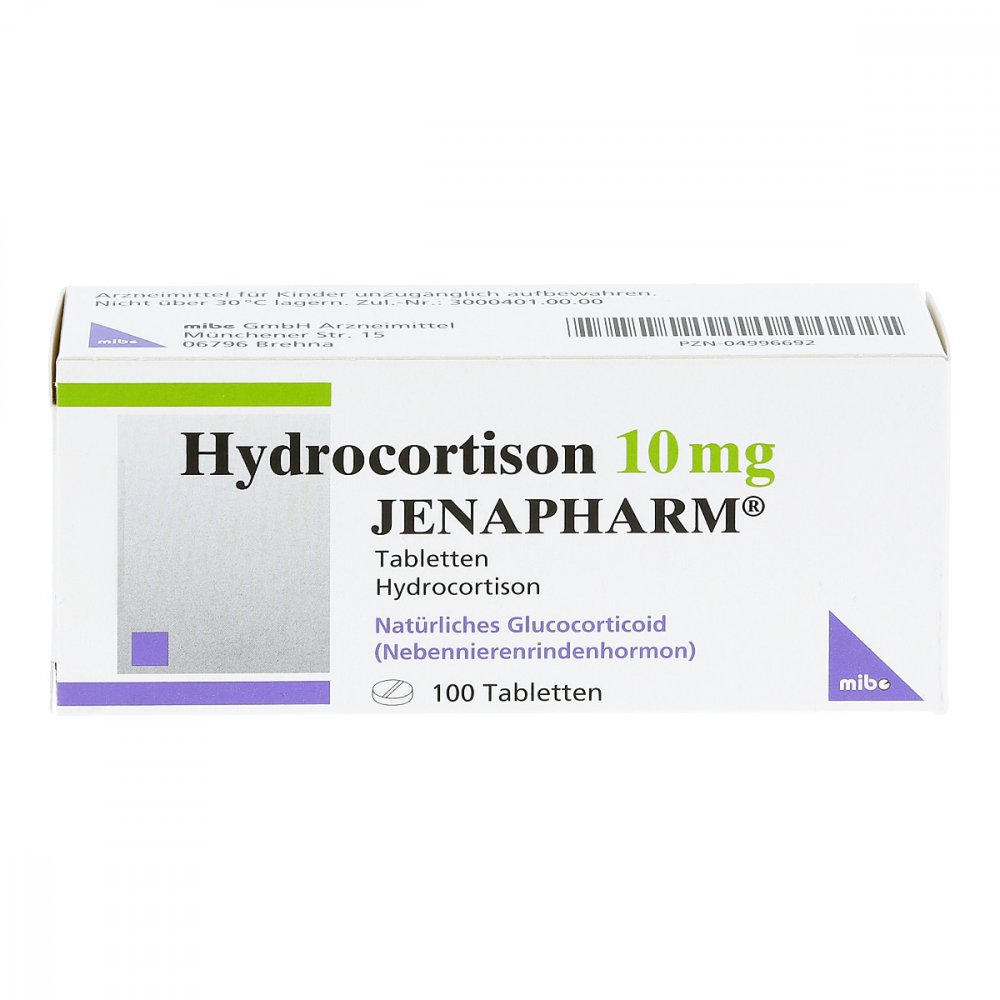Hydrocortison 10 mg Jenapharm Tabletten 100 stk