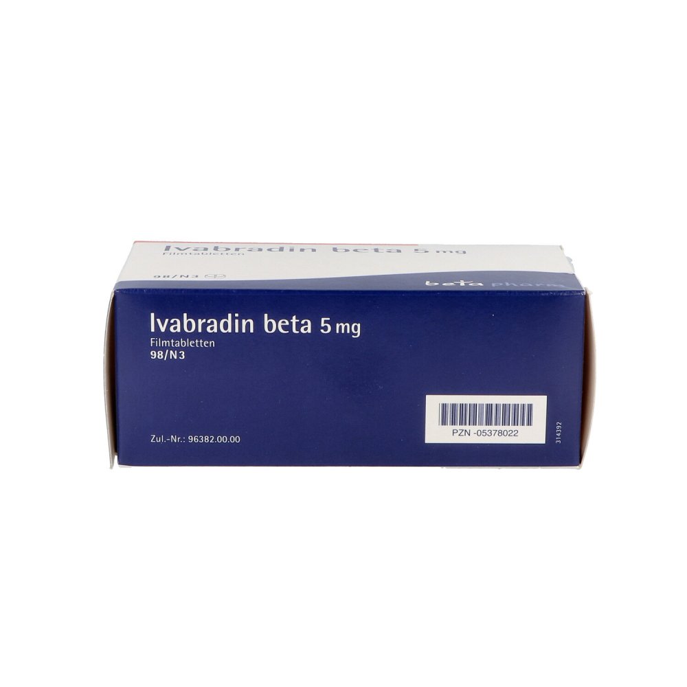 Ivabradin beta 5 mg Filmtabletten 98 stk günstig bei apo.com