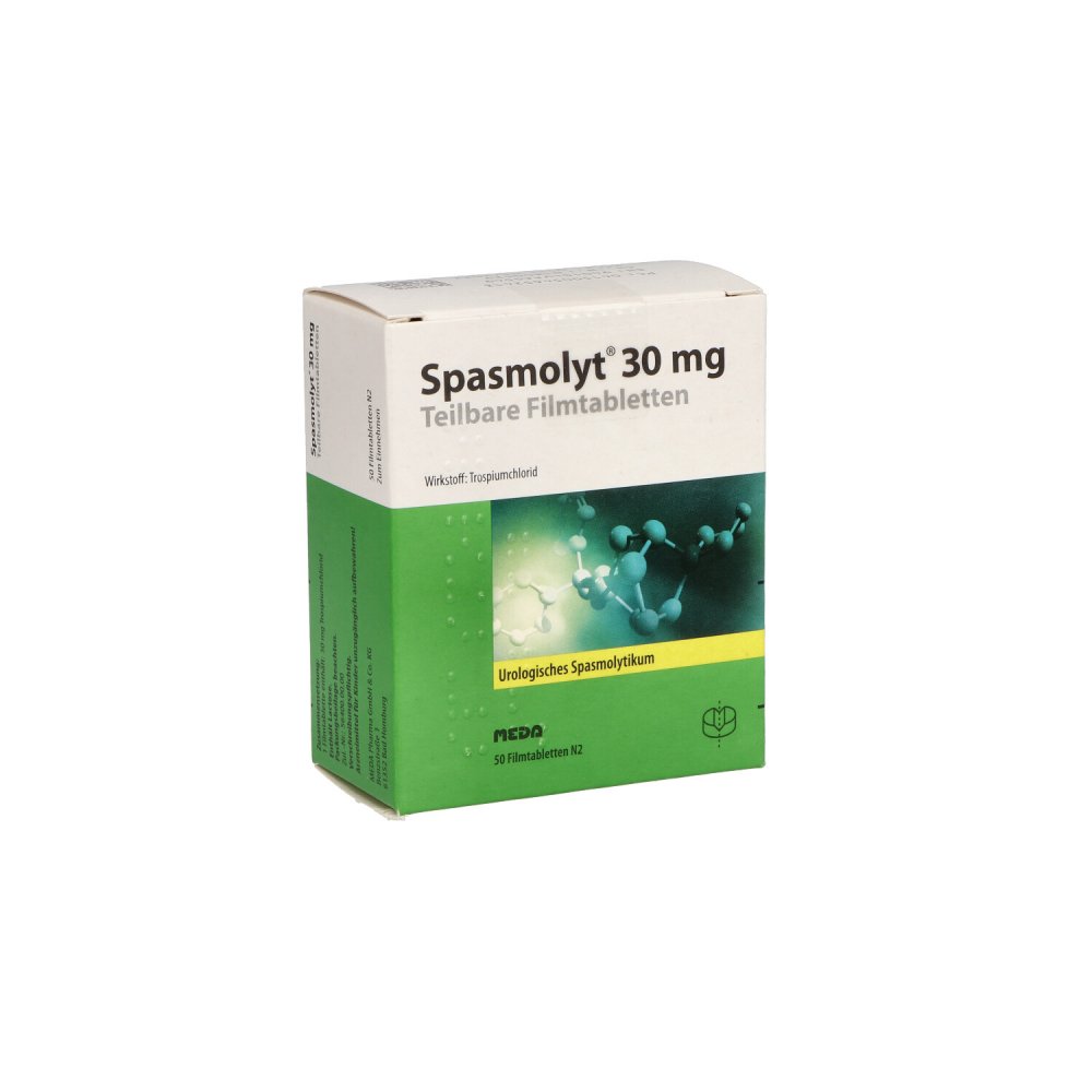 Spasmolyt 30 mg teilbare Filmtabletten 50 stk