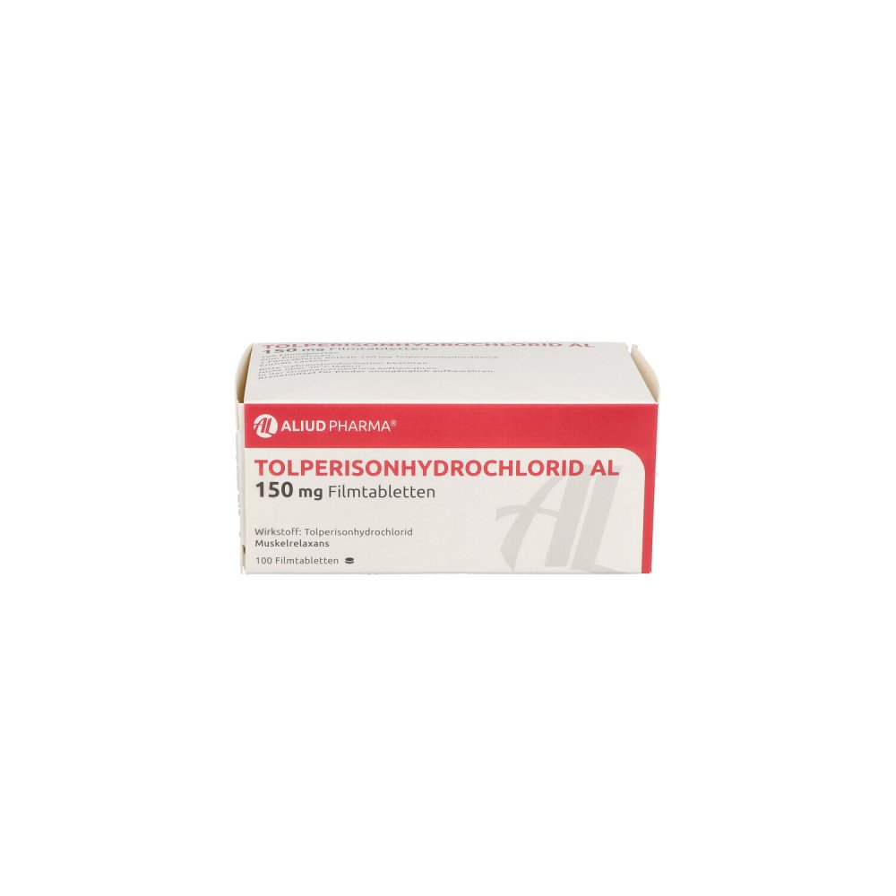 Tolperison Hydrochlorid Al 150 mg Filmtabletten 100 stk