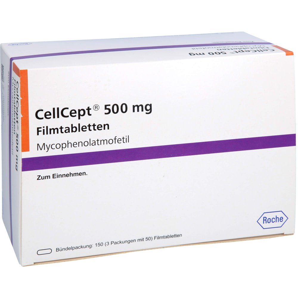 Cellcept 500 mg Filmtabletten 150 stk günstig bei apo.com