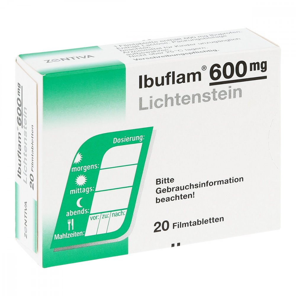 Ibuflam 600mg Lichtenstein 20 stk günstig bei apo.com