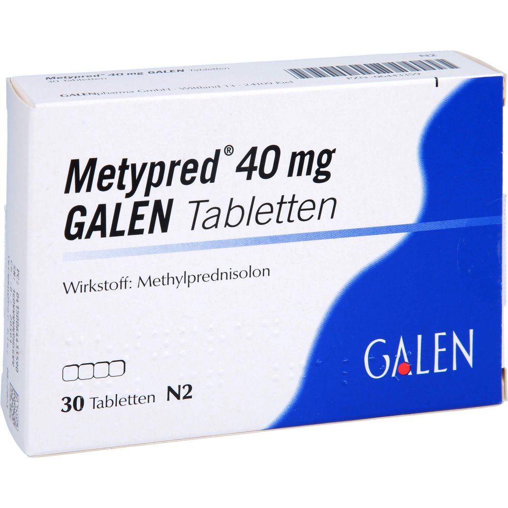 Metypred 40 mg Galen Tabletten 30 stk günstig bei apo.com