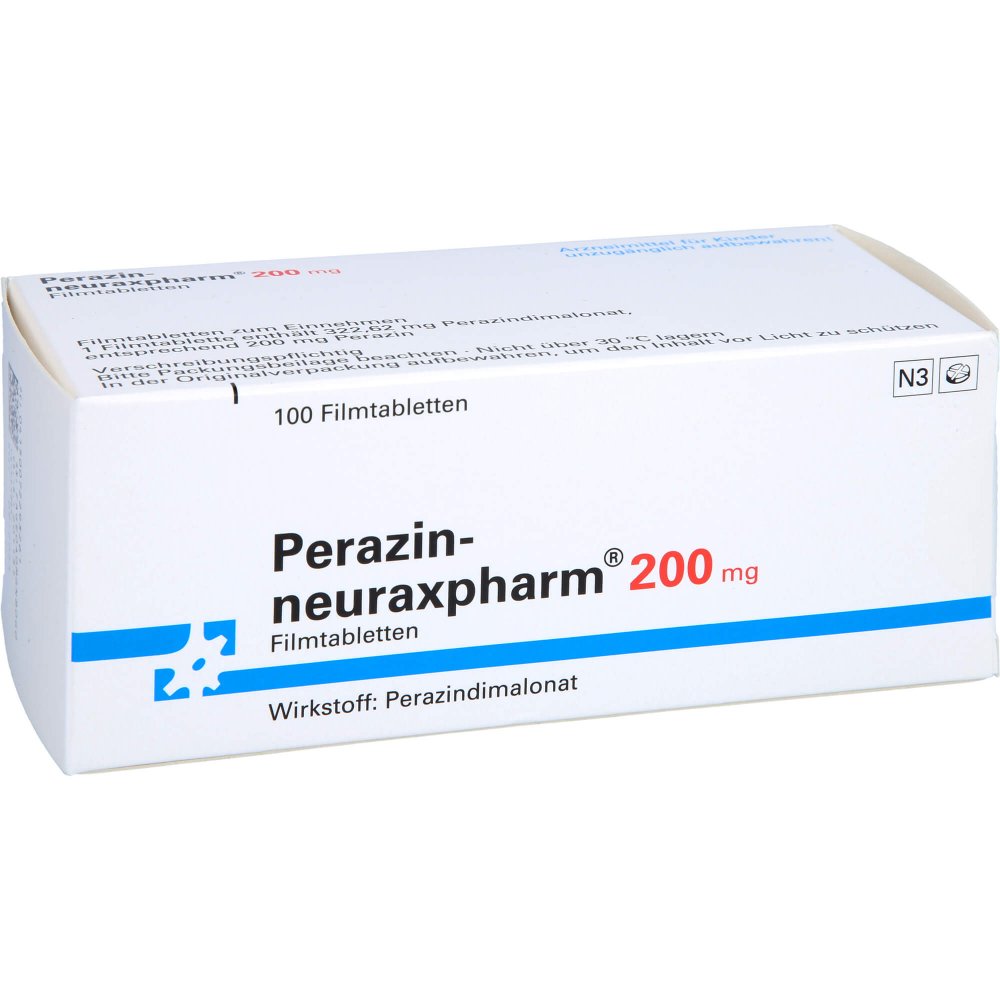 Perazin neuraxpharm 200 mg Filmtabletten 100 stk