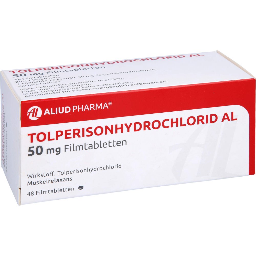 Tolperison Hydrochlorid Al 50 mg Filmtabletten 48 stk
