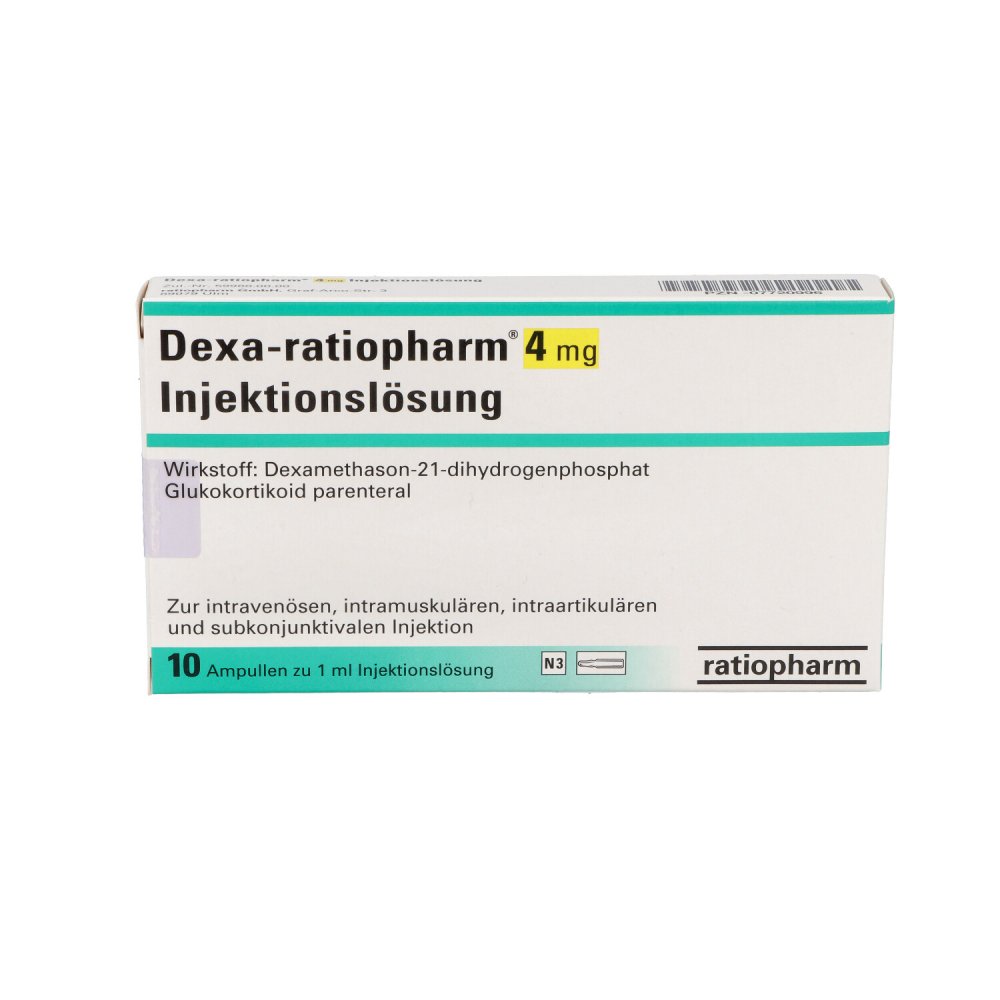 Dexa-ratiopharm 4 mg Injektlösung Ampullen 10 stk