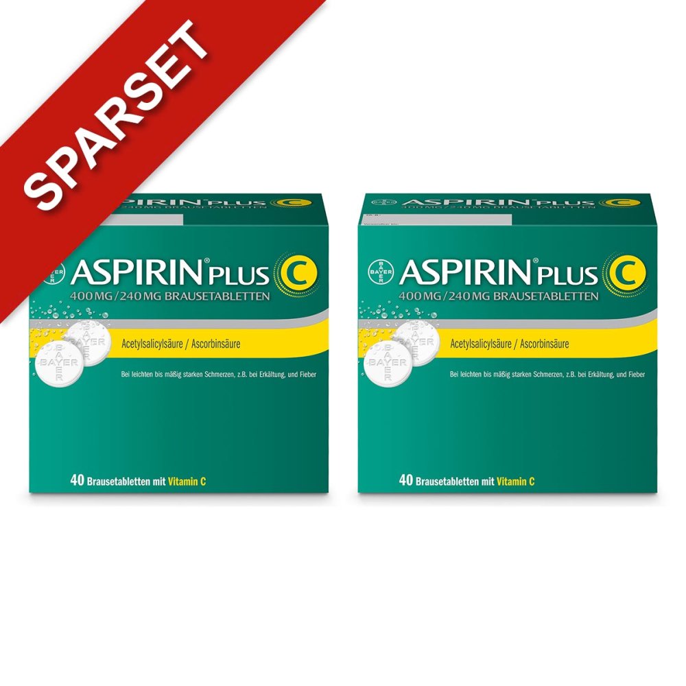 Aspirin Plus C Brausetabletten 2x40 stk online kaufen