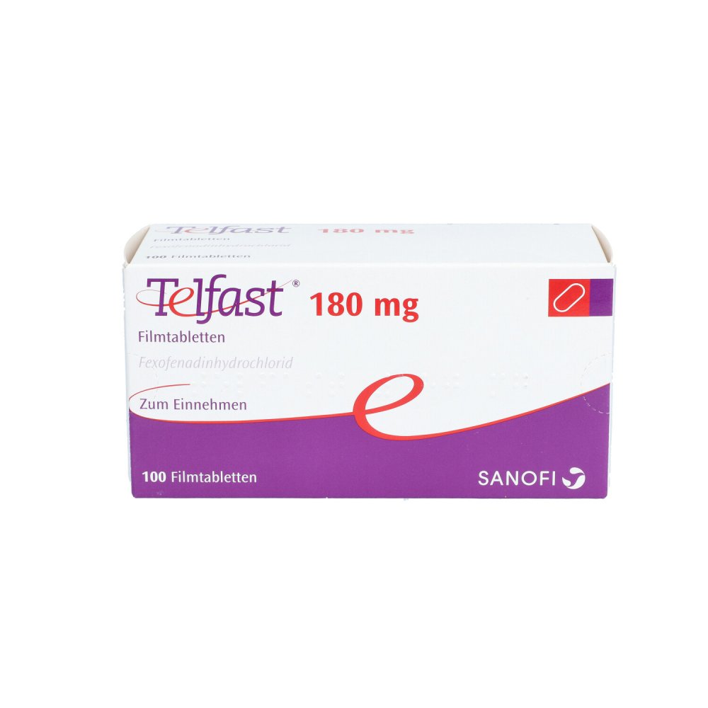 Telfast 180 mg Filmtabletten 100 stk günstig bei apo.com