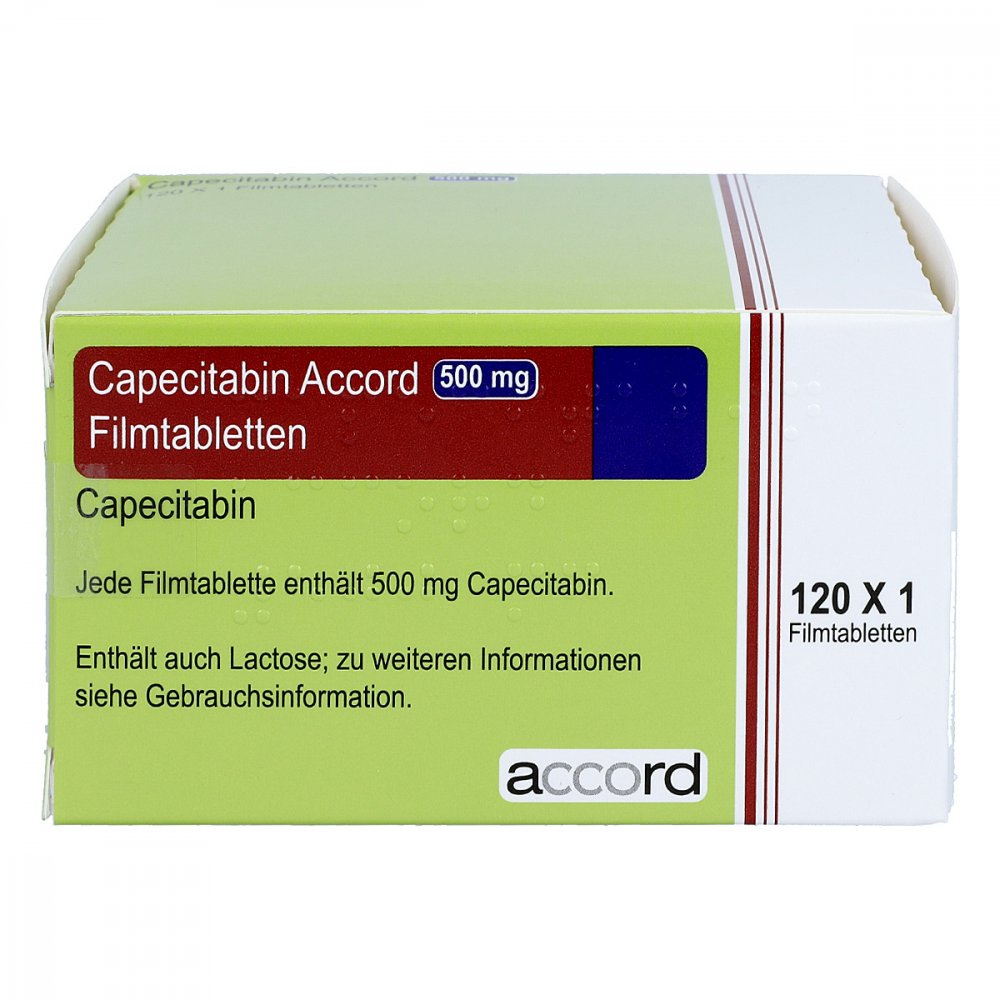 Capecitabin Accord 500 mg Filmtabletten 120 stk