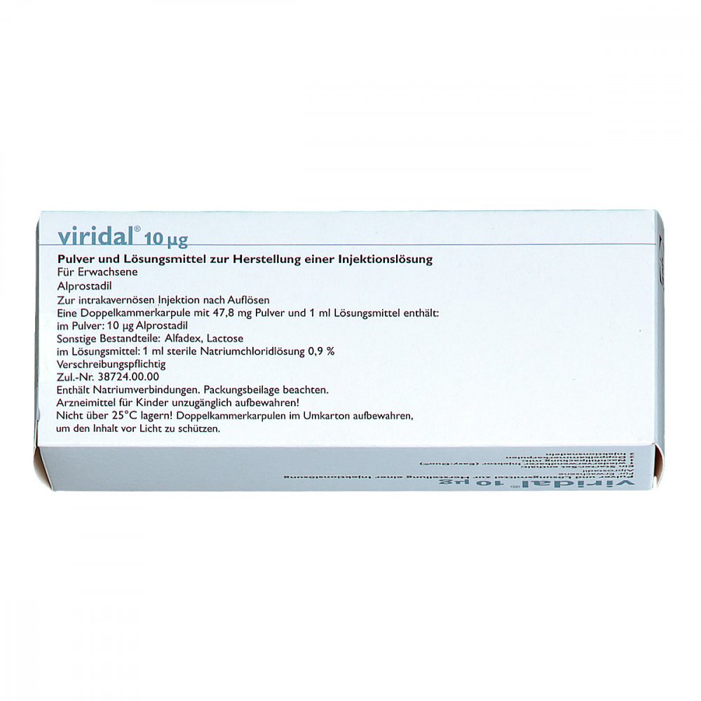 Viridal 10 [my]g Starter Set Applik.+ 2 Karpulen 1 Pck