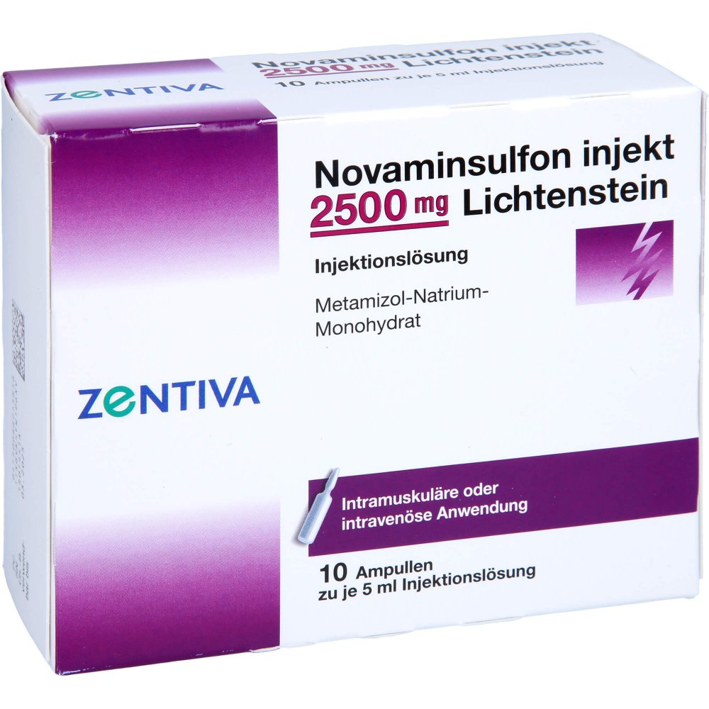 Novaminsulfon Injekt 2500 mg Injektionslösung 10X5 ml