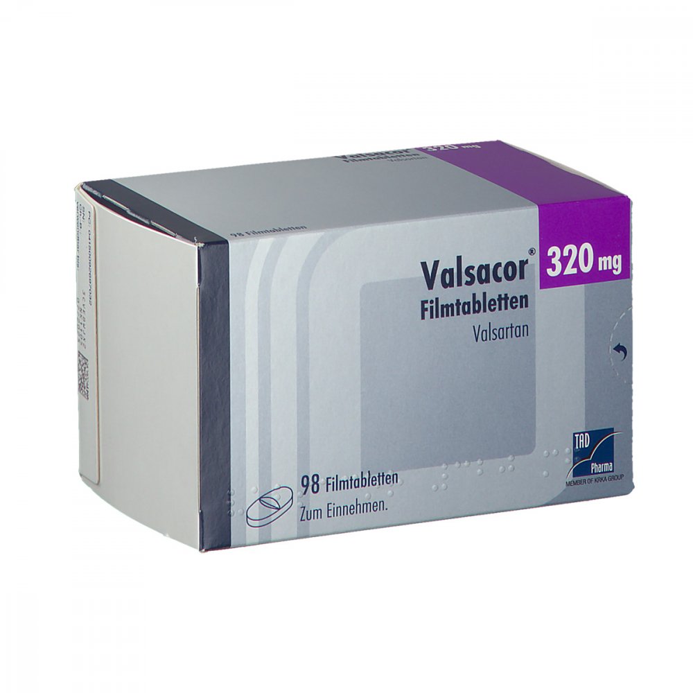 Valsacor 320mg 98 stk günstig in der Online Apotheke apo.com bestellen