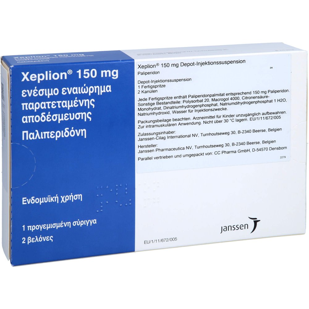 Xeplion 150 mg Depot-injektionssusp.i.e.fertigspr. 1 stk