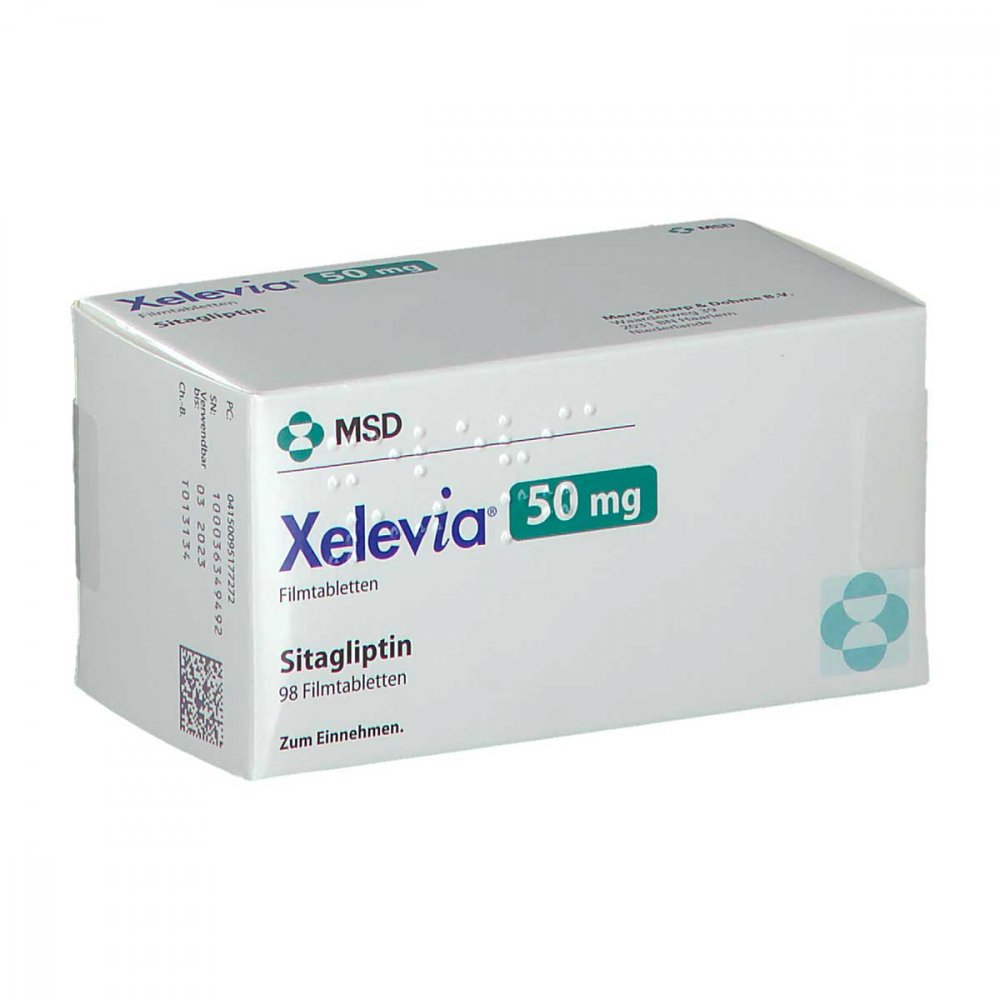 Xelevia 50mg 98 stk günstig in der Online Apotheke apo.com bestellen