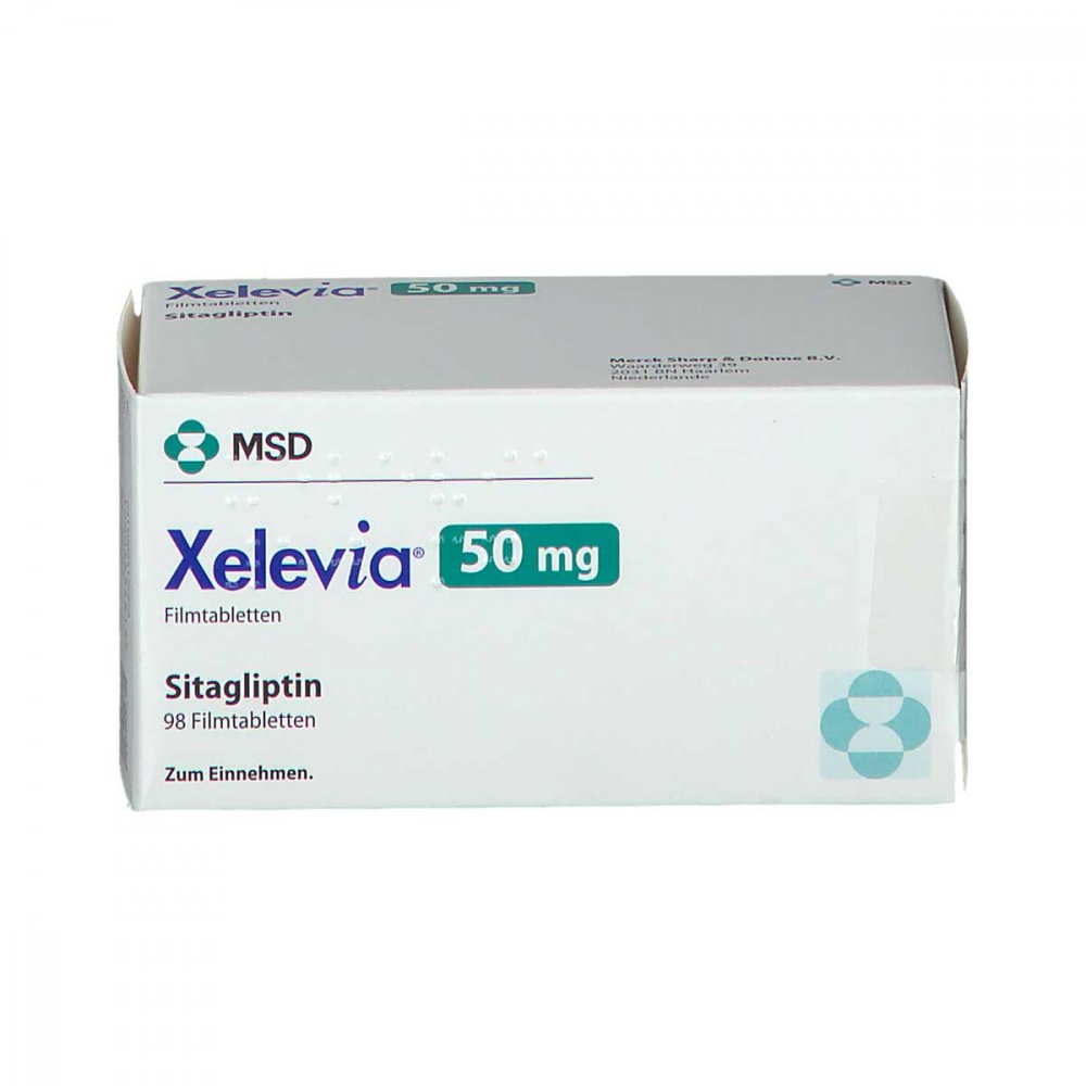 Xelevia 50mg 98 stk günstig in der Online Apotheke apo.com bestellen