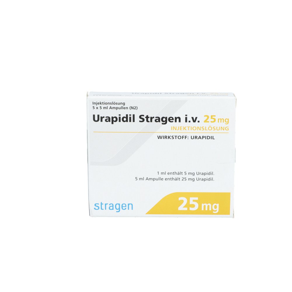 Urapidil Stragen intravenös 25 mg Ampullen 5 stk