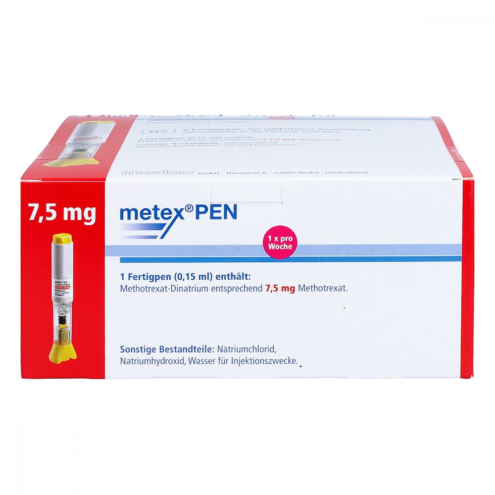 Metex Pen 7,5 mg Injektionslösung i.e.Fertigpen 6 stk