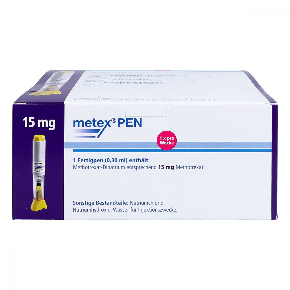 Metex Pen 15 mg Injektionslösung i.e.Fertigpen 6 stk