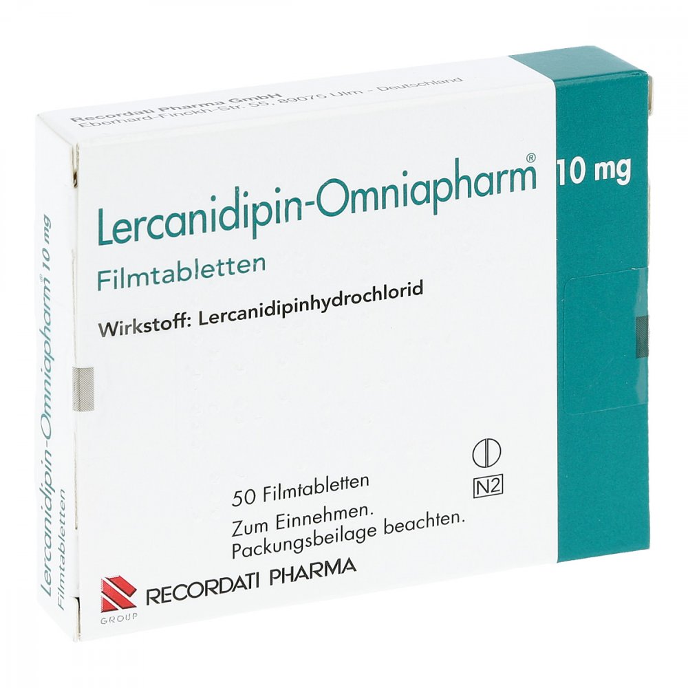 Lercanidipin-Omniapharm 10mg 50 stk günstig bei apo.com