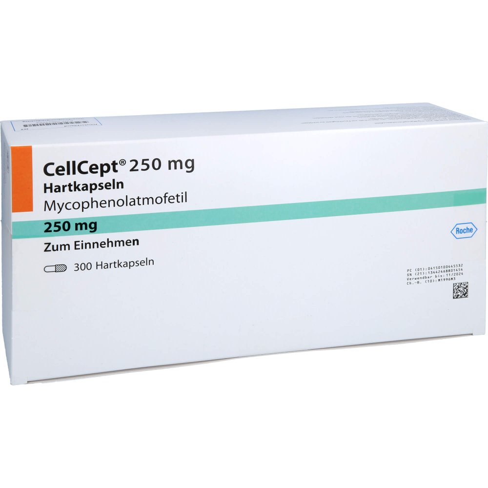 Cellcept 250 mg Kapseln 300 stk günstig bei apo.com
