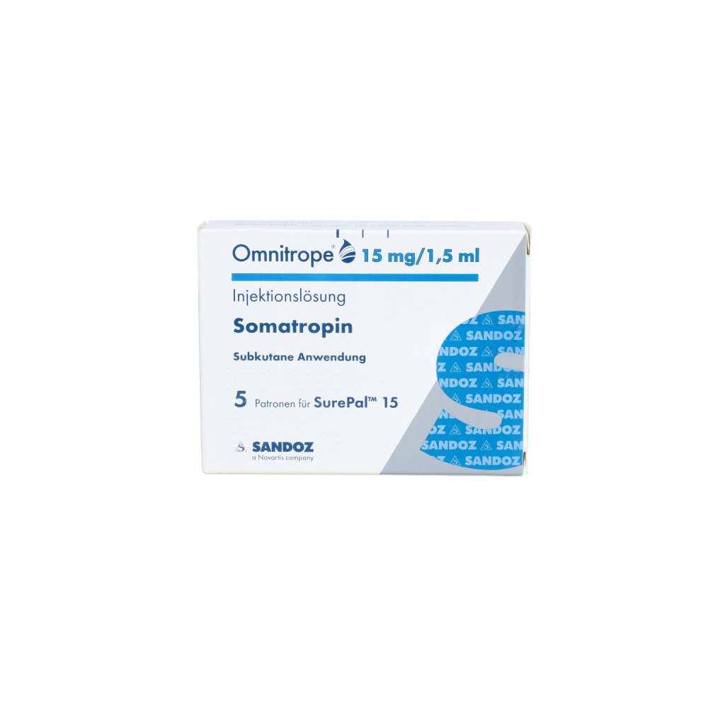 Omnitrope 15 mg/1,5 ml Injektionslösung für SurePal 5 stk