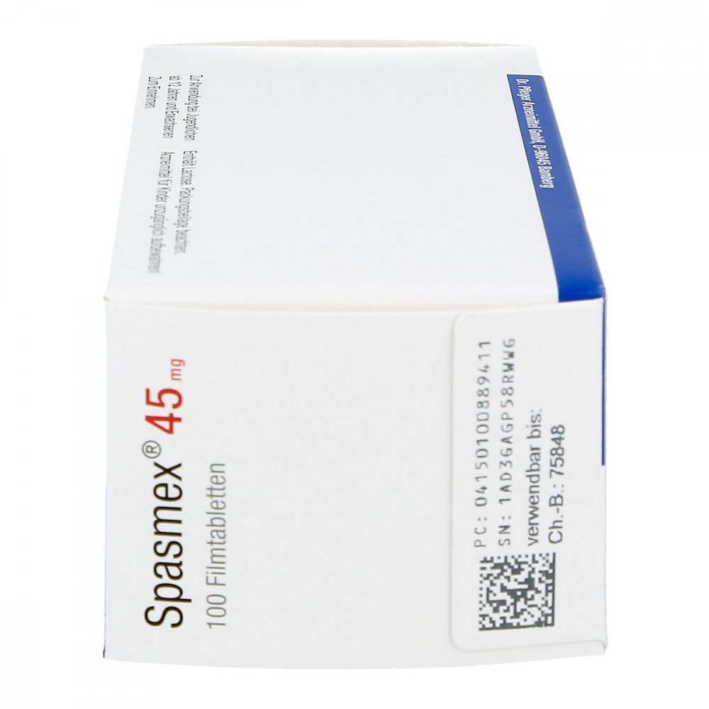 Spasmex 45 mg Filmtabletten 100 stk günstig bei apo.com