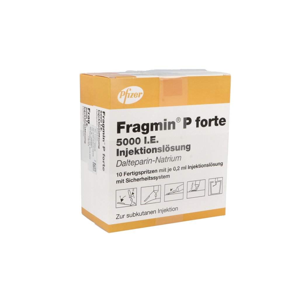 Fragmin P Forte 5.000 I.e. iniecto l.i.e.fs.m.sich-sy. 20 stk