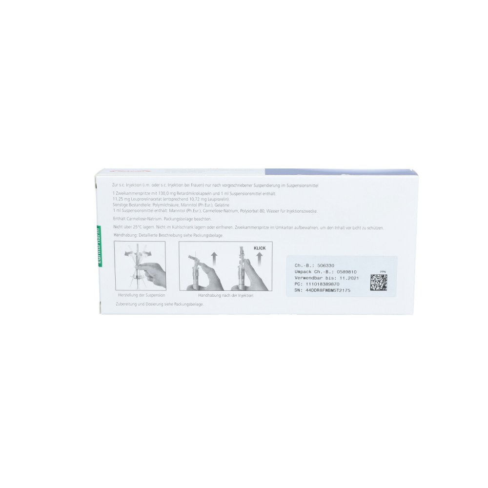 Enantone 11,25 mg 3 Monats-depot Zweikammerspritze 1 stk