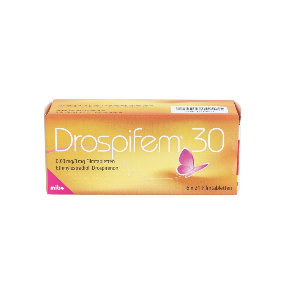 Drospifem 30 0,03mg/3mg 6X21 stk günstig bei apo.com