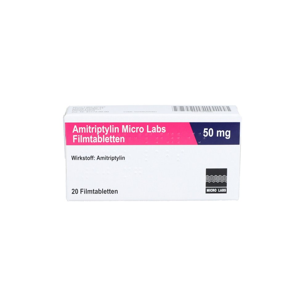 Amitriptylin-Micro Labs 50mg 20 stk günstig bei apo.com