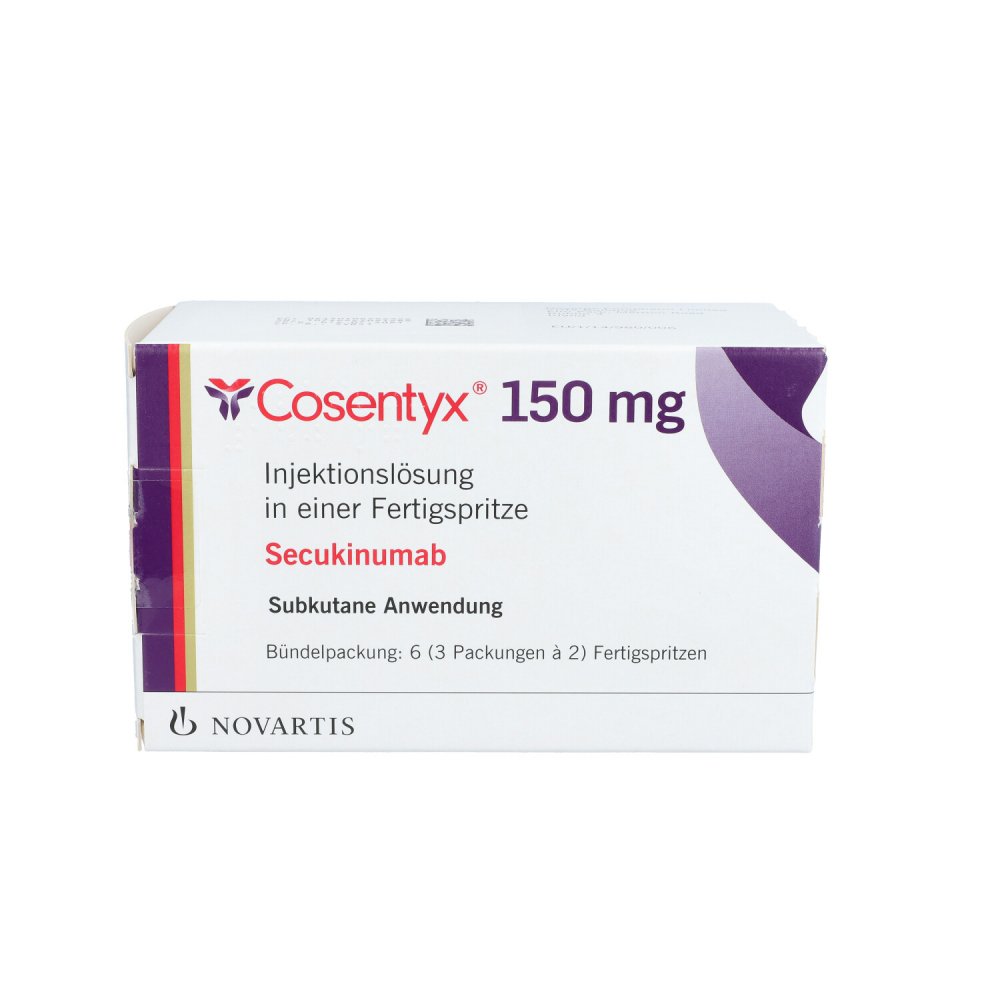 Cosentyx 150 mg Injektionslösung i.e.Fertigspritze 3X2 stk