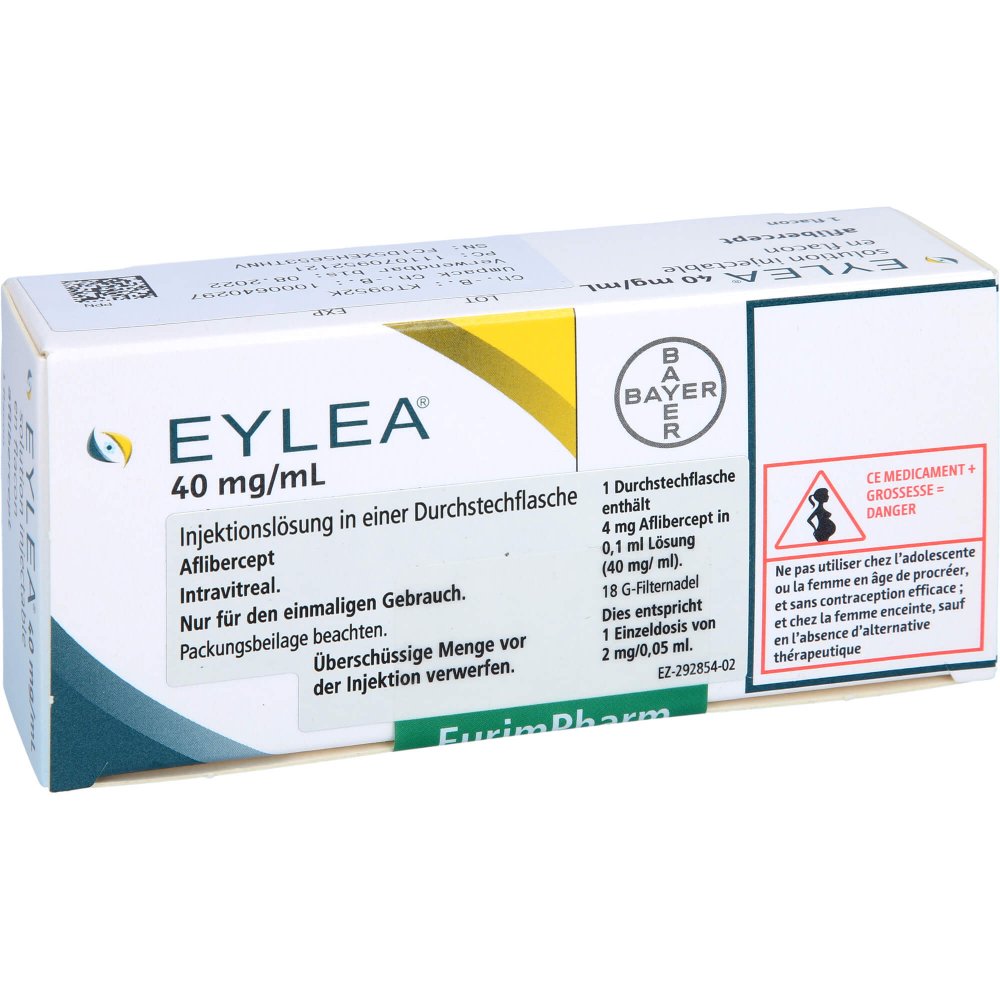 Eylea 40 mg/ml Injektionslösung Durchstechflasche 1 stk