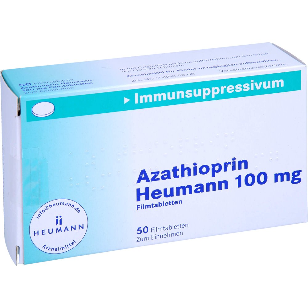 Azathioprin Heumann 100 mg Filmtabletten 50 stk