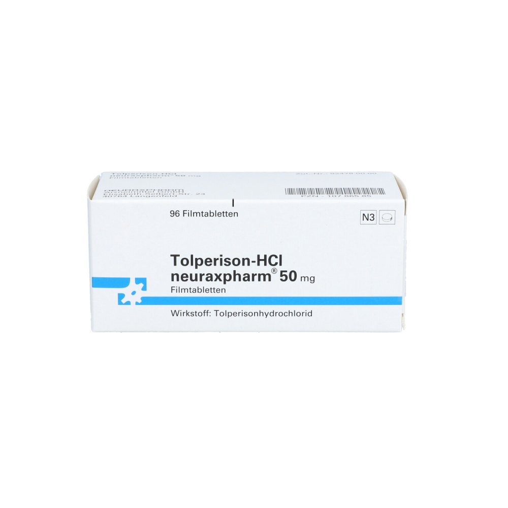 Tolperison Hcl neuraxpharm 50 mg Filmtabletten 96 stk