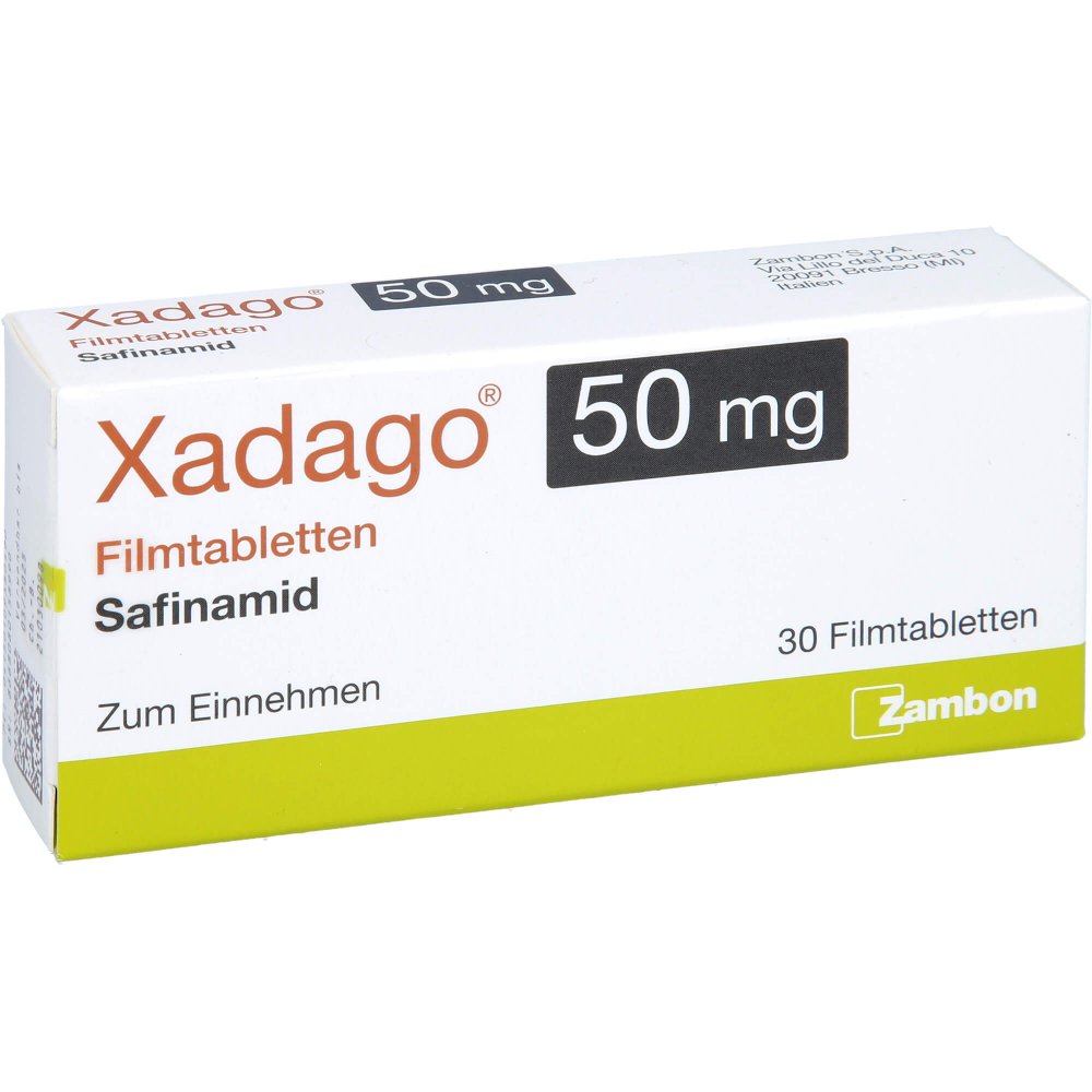 Xadago 50 mg Filmtabletten 30 stk günstig bei apo.com