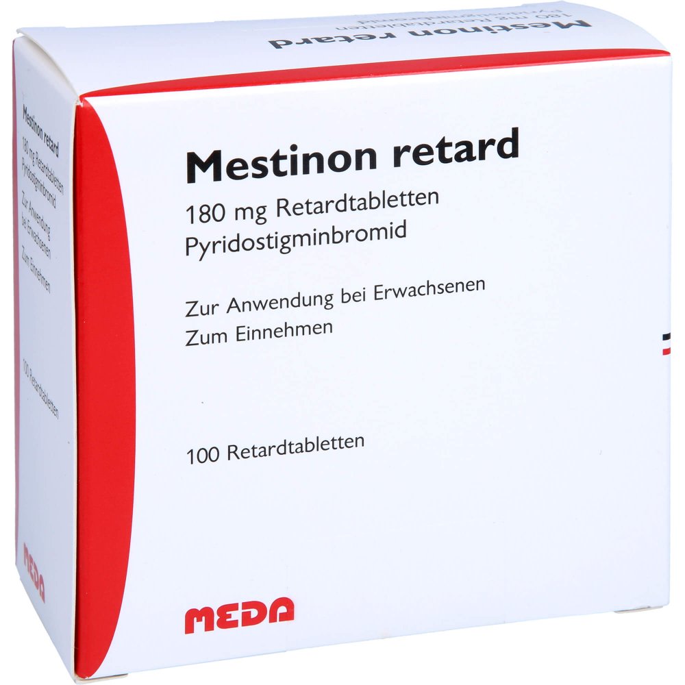 Mestinon retard 180 mg Retardtabletten 100 stk