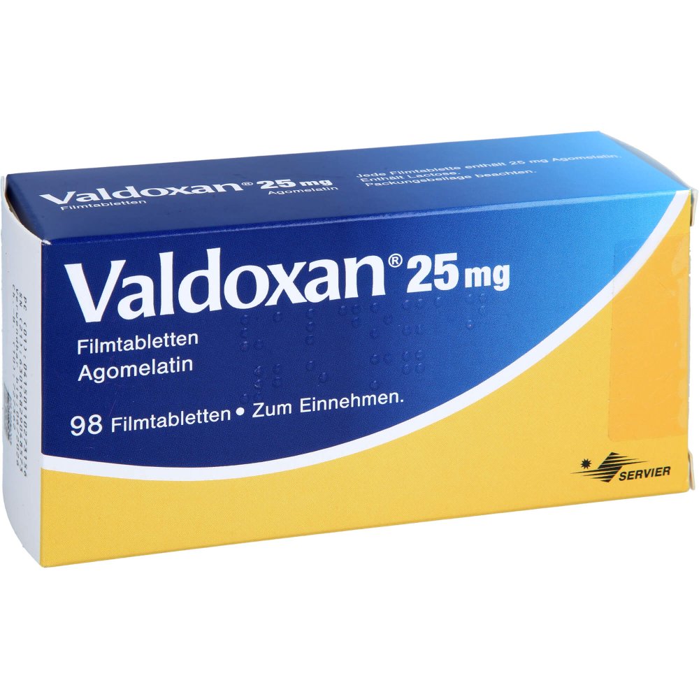 Valdoxan 25mg 98 stk günstig in der Online Apotheke apo.com bestellen