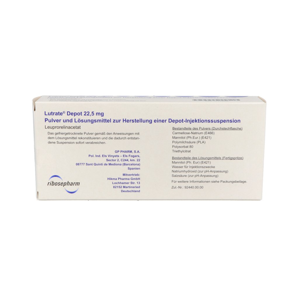 Lutrate Depot 22,5 mg Pulv.u.lsgm.z.her.e.inj.sus. 1 stk