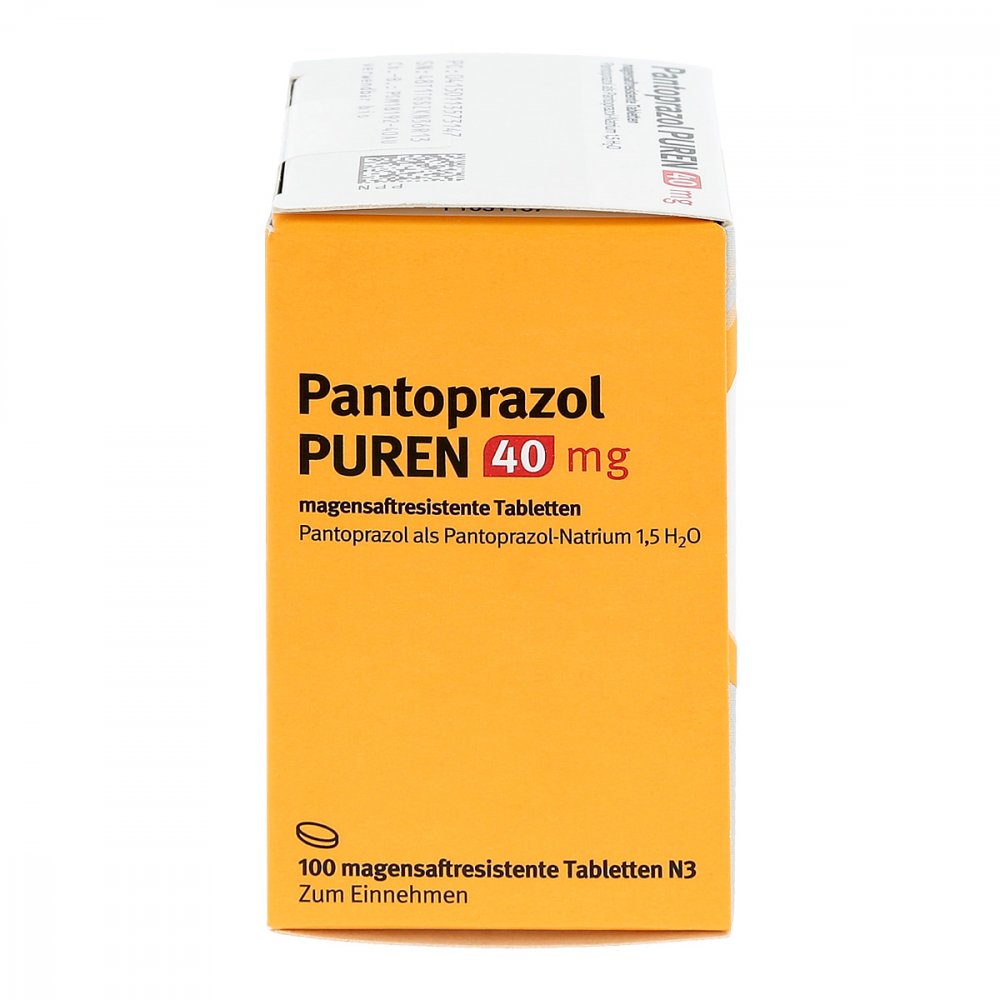 Pantoprazol Puren 40 mg magensaftresistent Tabletten 100 stk