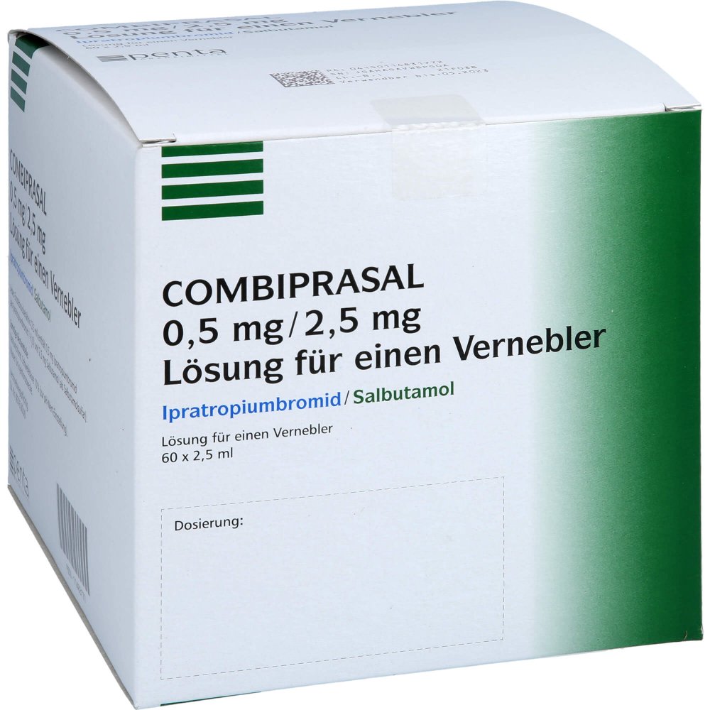 Combiprasal 0,5 mg/2,5 mg Lösung für e.Vernebler 60X2.5 ml