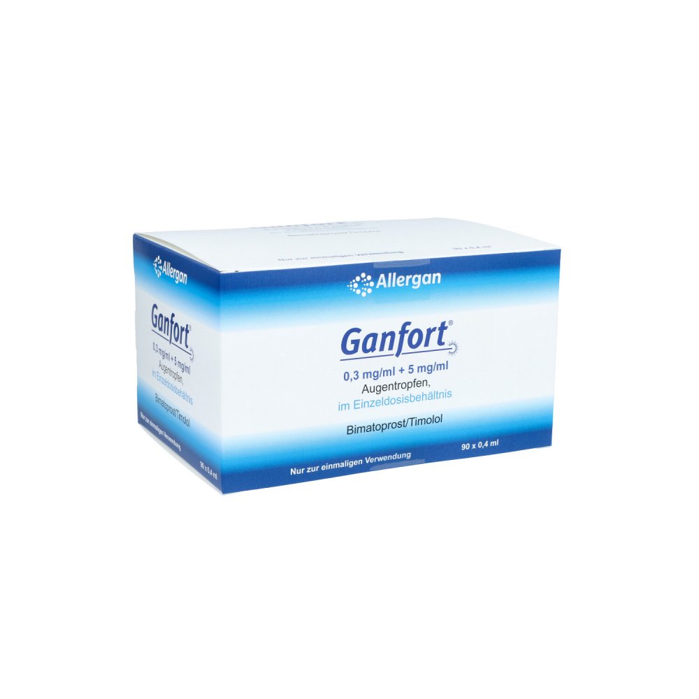 GANFORT 0,3mg/ml + 5mg/ml Augentropfen 90X0.4 ml