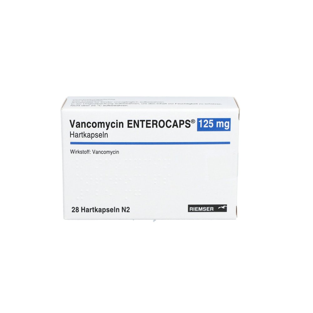 Vancomycin Enterocaps 125 mg Hartkapseln 28 stk