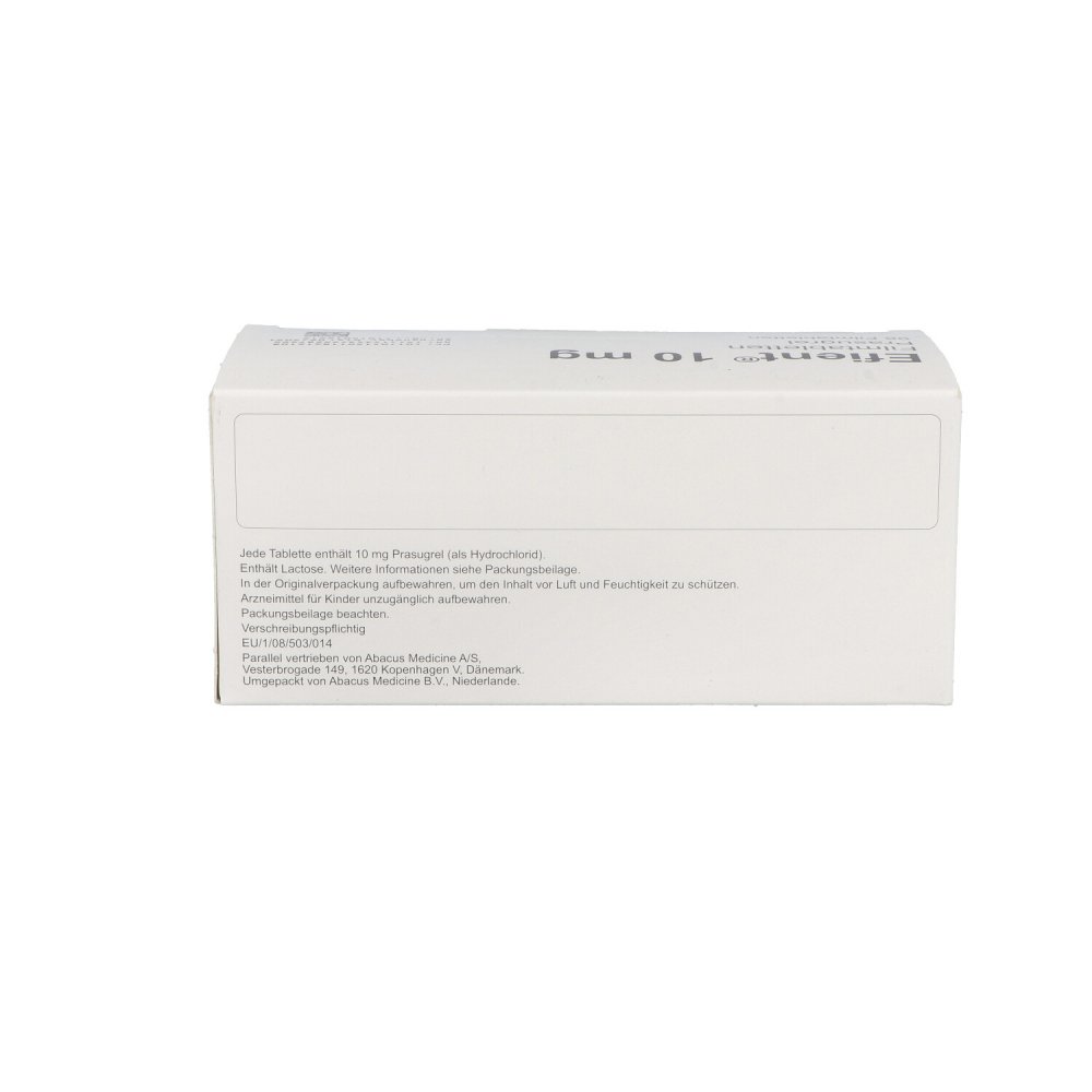 Efient 10mg 98 stk günstig in der Online Apotheke apo.com bestellen