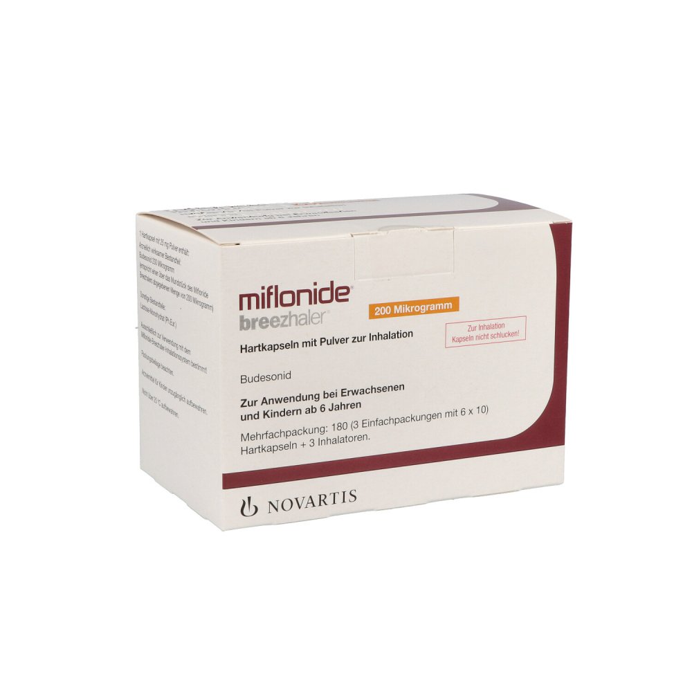 Miflonide Breezhaler 200 [my]g Hartkps.m.plv.z.inh 3X60 stk