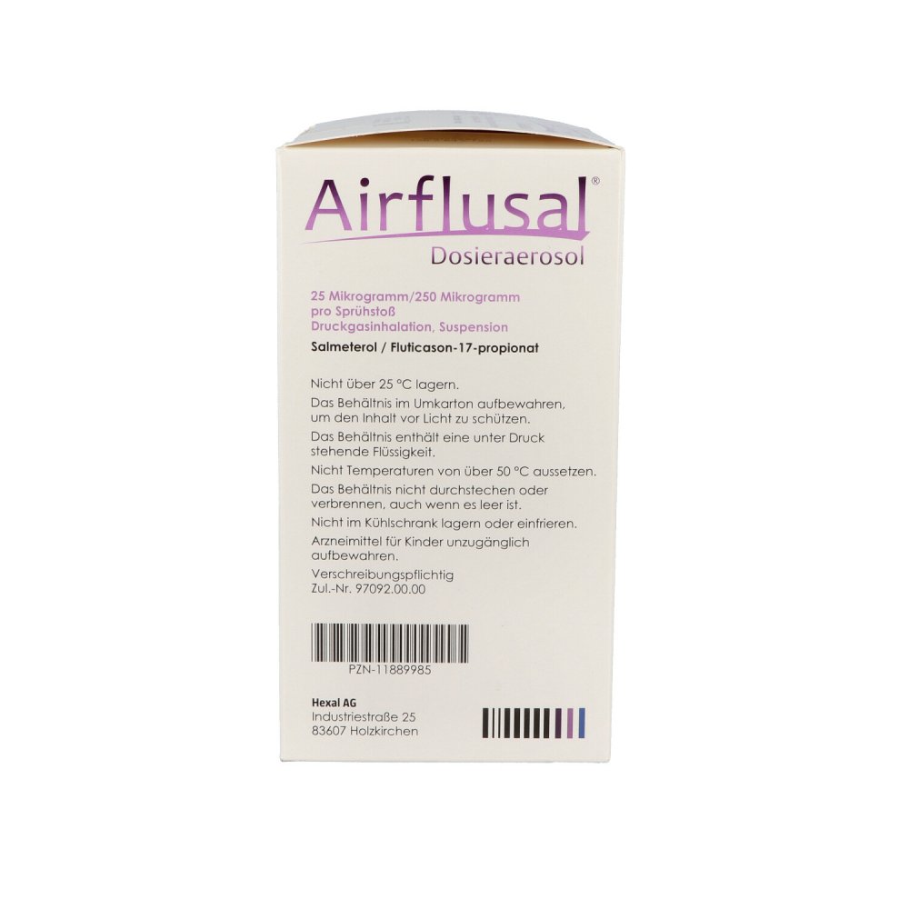 Airflusal Dosieraer.25 [my]g/250 [my]g/sprühst.3x1 3 stk