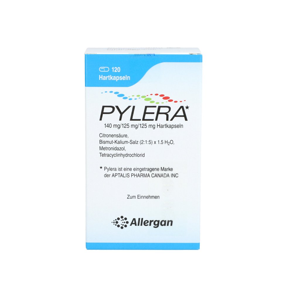 Pylera 140 mg/125 mg/125 mg Hartkapseln 120 stk