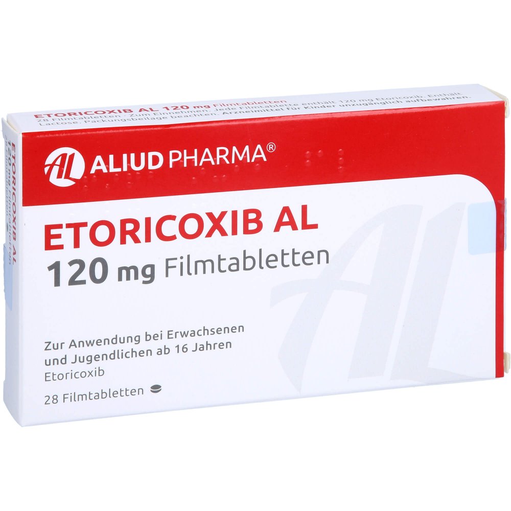 Etoricoxib Al 120 mg Filmtabletten 28 stk günstig bei apo.com