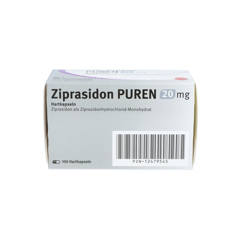 Ziprasidon Puren 20 mg Hartkapseln 100 stk günstig bei apo.com